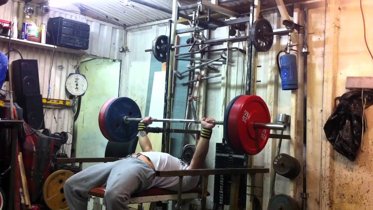 110kg bench 3 reps - YouTube