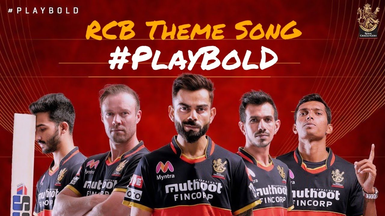 Royal Challengers Bangalore Theme Song || Play Bold Anthem || RCB ...