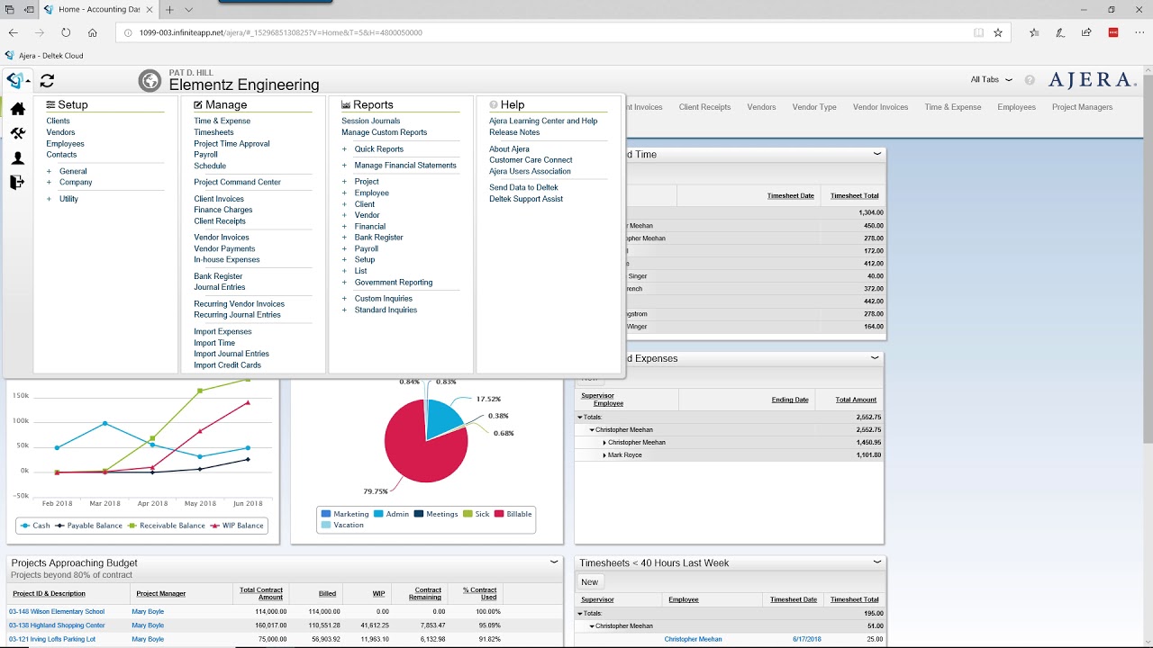 Expense resources rows for phases with expenses - Deltek Ajera - YouTube