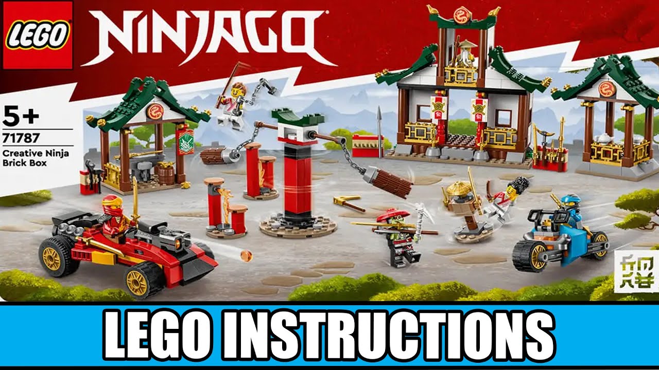 LEGO Instructions | Ninjago | 71787 | Creative Ninja Brick Box (All Books) - YouTube