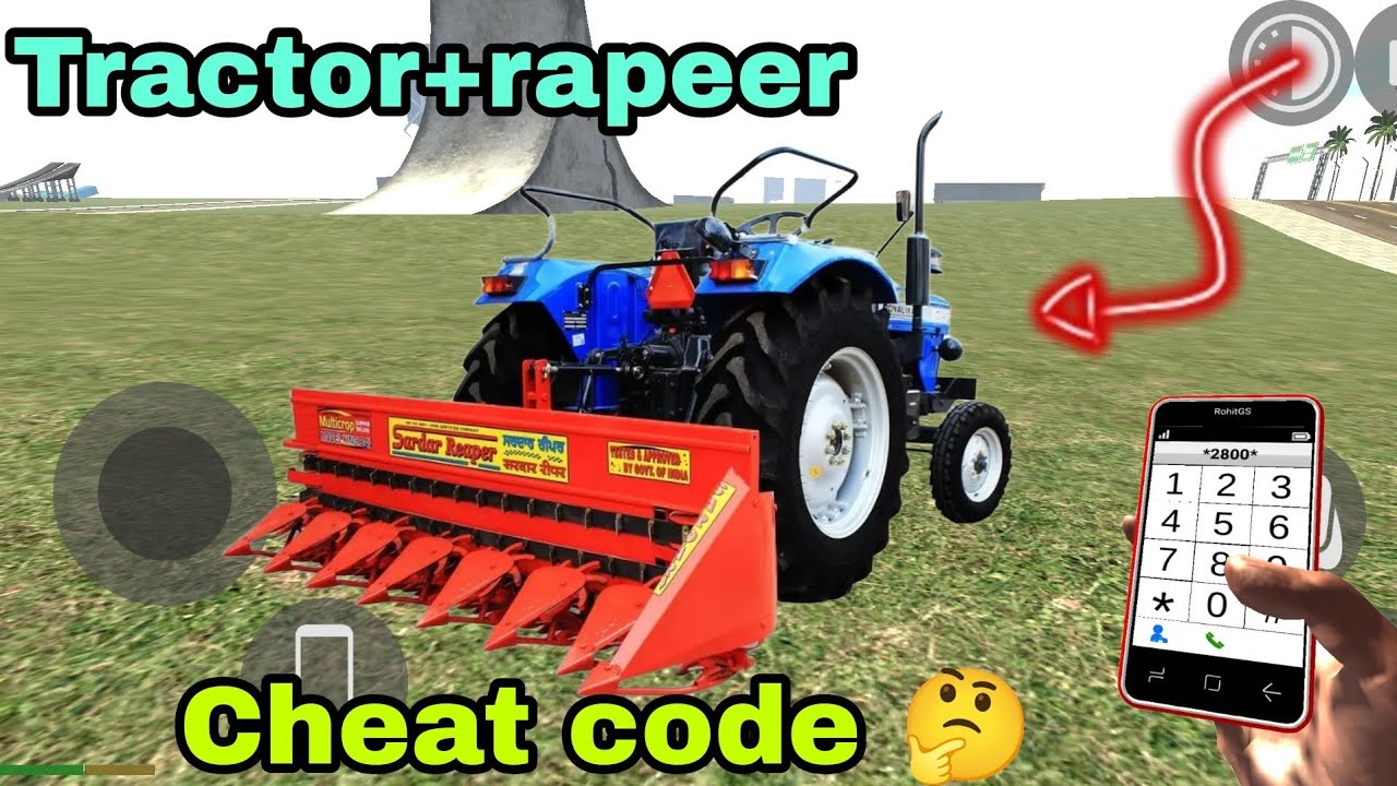 Tractor + Rapper 😍 | अब कटेगी फसल | Indian bike driving 3d | # ...