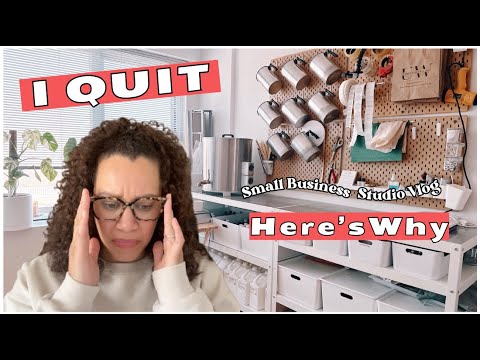 I Quit Candle Making. Here's Why. | Small Candle Business Diaries - YouTube