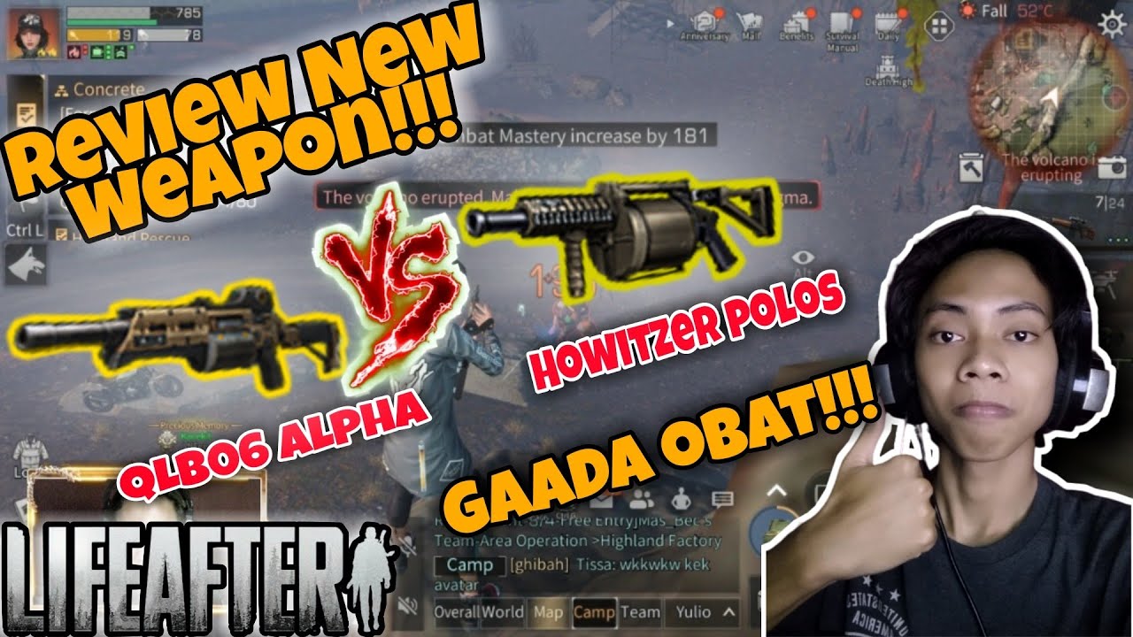 Review New weapon QLB06 Alpha vs Howitzer gosongan!!! | Lifeafter ...