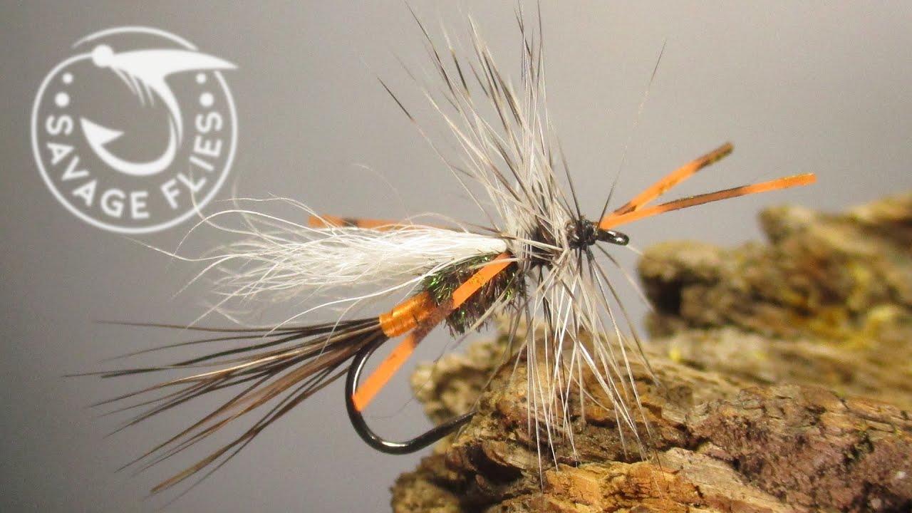 Tying the Gunnison River Trude (dry fly pattern) - YouTube
