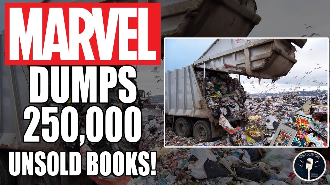 The Marvel Comics Landfill - 250,000 Unsold Books Discovered - YouTube