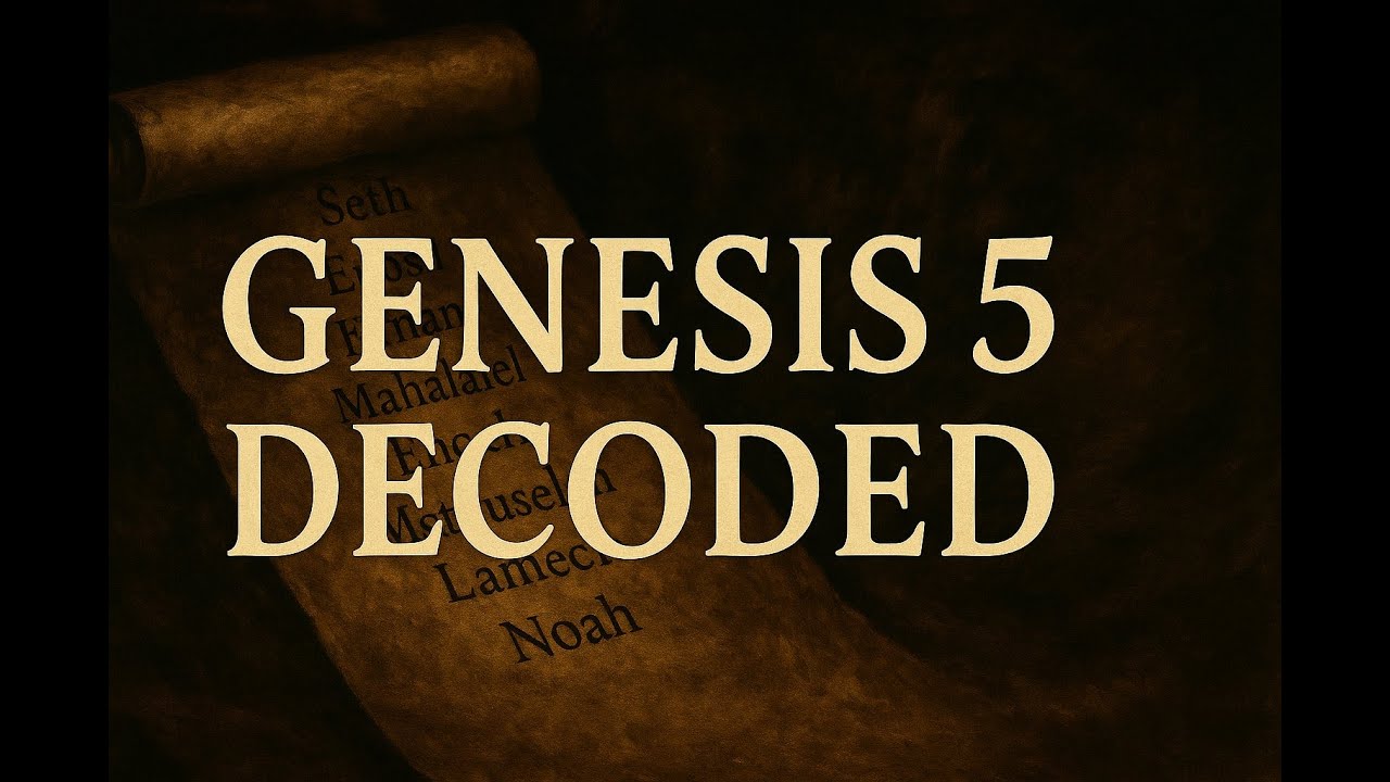 || The Hidden Message in Genesis 5: A Genealogy that Whispers the ...