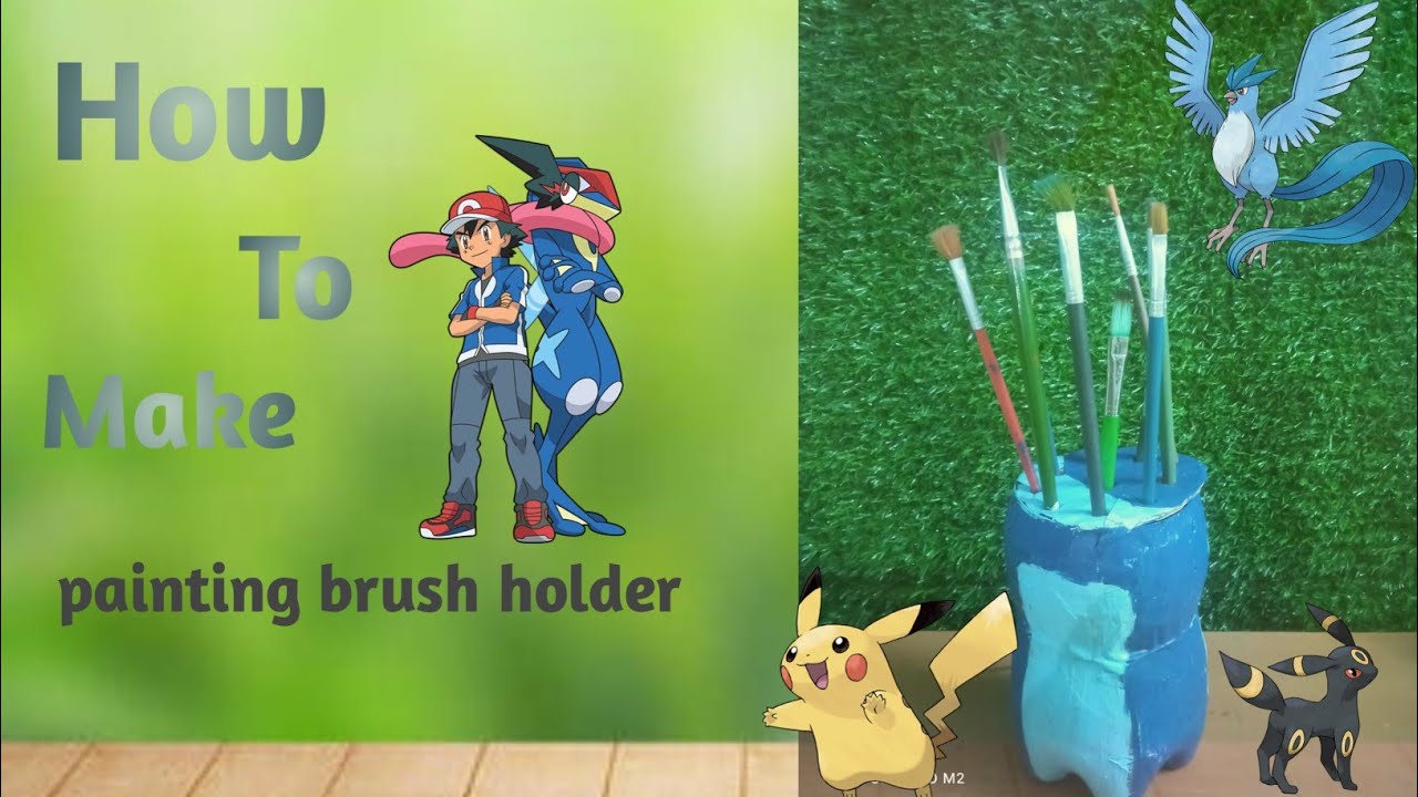 How To Make Paintbrush Holder In Bottle YouTube how-to-make-paintbrush-holder-in-bottle-youtube