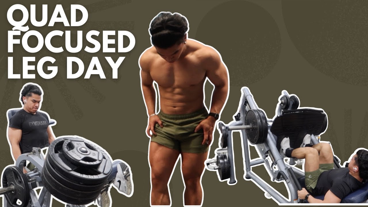 QUAD FOCUSED LOWER BODY WORKOUT | Day 34 of JPG'S 10 Week Program - YouTube