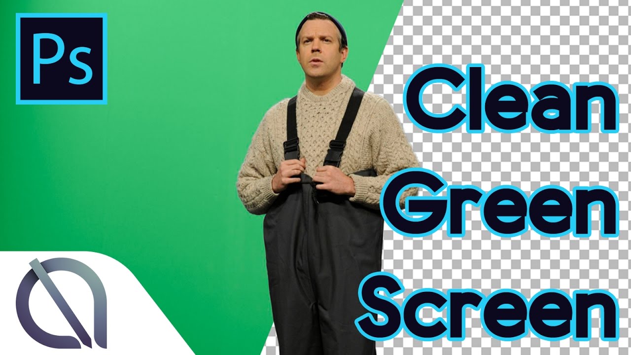 How to clean green background #1 method - Tutorial - Photoshop - YouTube