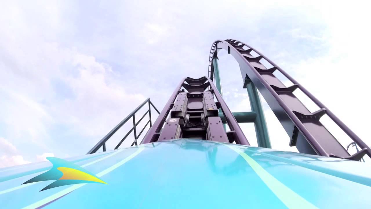 Mako Roller-Coaster POV | SeaWorld Orlando | Tour America - YouTube