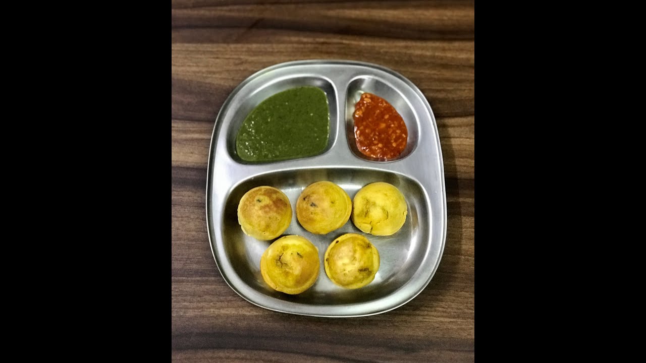 Healthy Non-fried Batata Vada | Vada In Appam Pan | Vada Pav Recipe ...