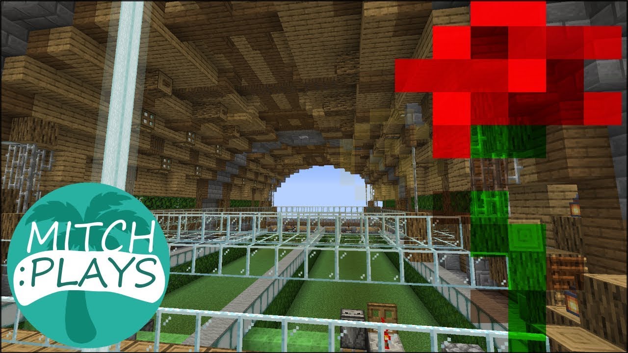 🌹 Easy/Automatic Flower Farm! - Mitch Plays Minecraft - Ep 429 - YouTube