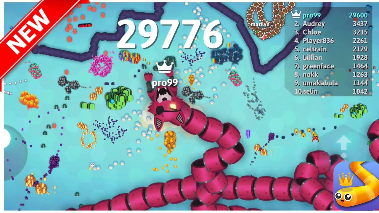 Snake.IO🐍Epic game play/How do you get the biggest snake in snake io ...