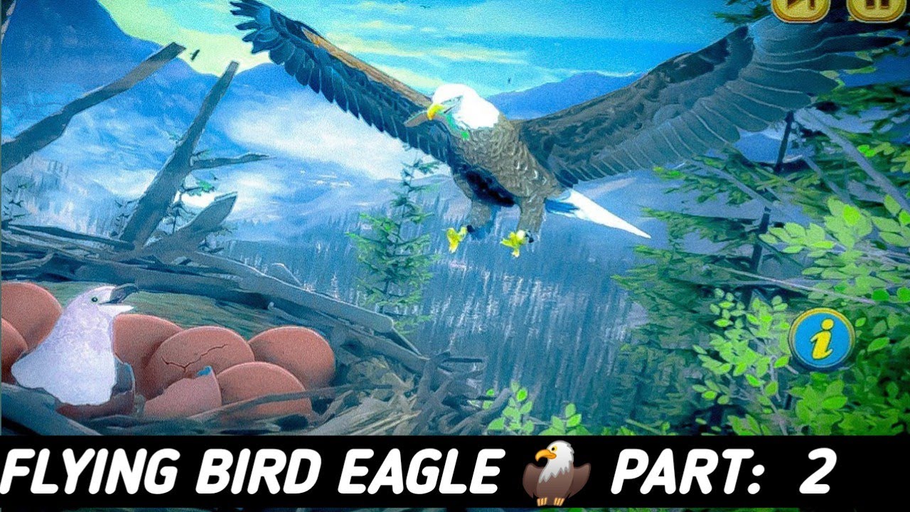 Flying Bird - Eagle 🦅 3D Simulator Game | Part 2 | Gameplay For ...