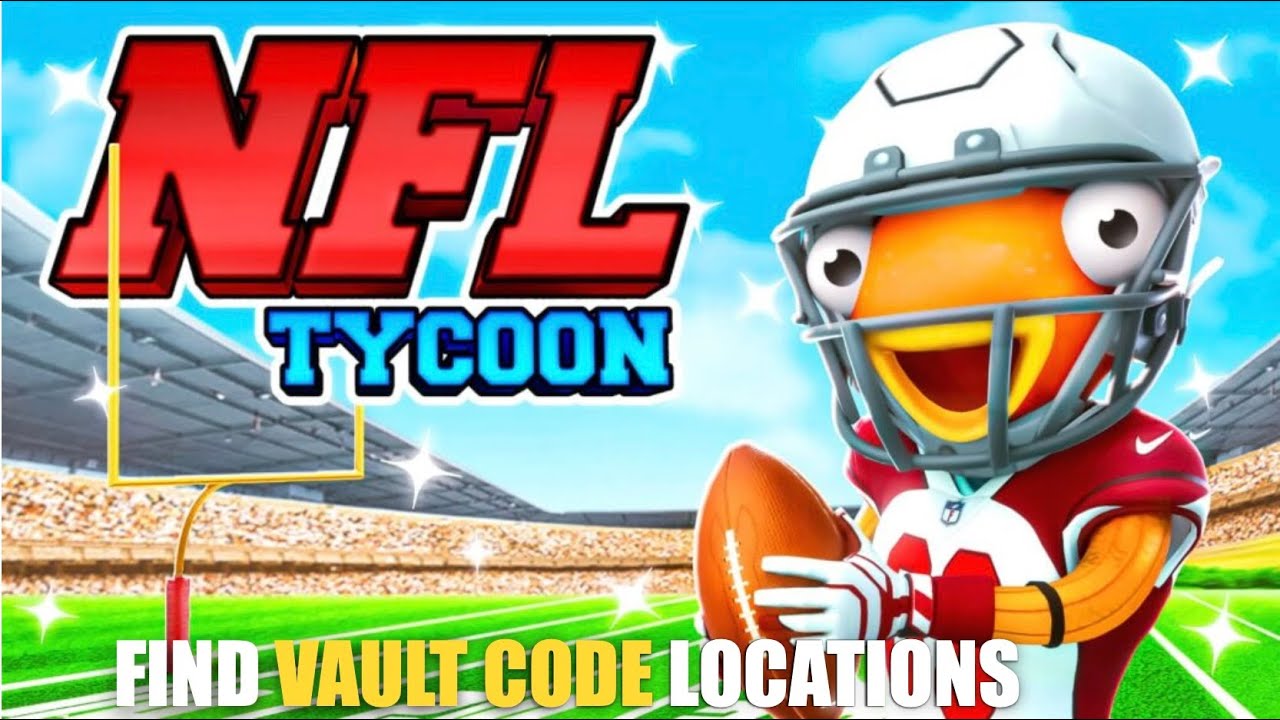 NFL TYCOON MAP FORTNITE CREATIVE - FIND VAULT CODE LOCATIONS - YouTube