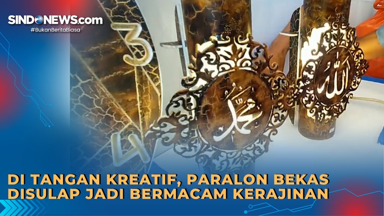 Di Tangan Kreatif, Paralon Bekas Disulap Jadi Bermacam Kerajinan - YouTube