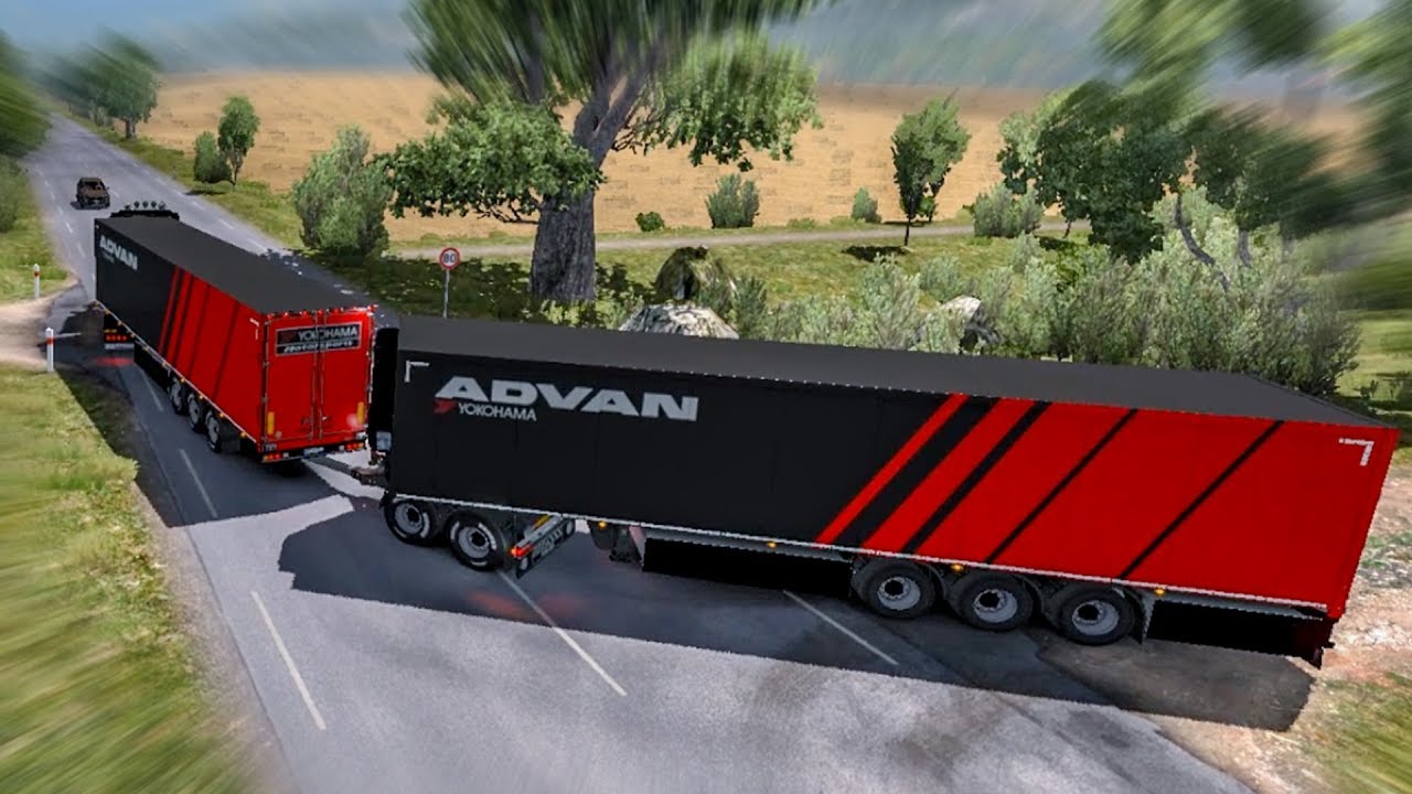 ETS 2 VR - DÉFI CHEZ LE FERMIER - MOD MAP GRAND UTOPIA - YouTube