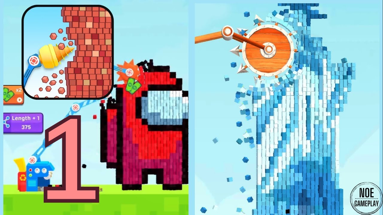 BLOCK CRUSHER:BUCKET TEARDOWN ALL LEVELS PART 1 | Block Crusher ...