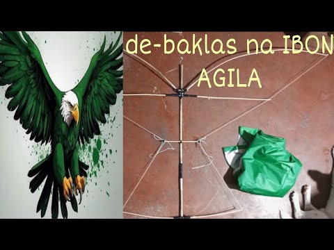 🌈gumawa ako ng green AGILA kite na DE-BAKLAS - YouTube