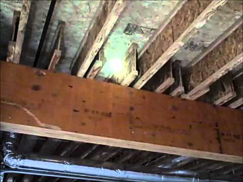 Unstable Floor Structure Found By Franklin TN Home Inspector.wmv - YouTube