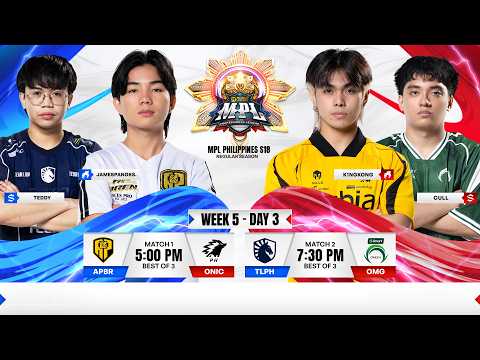 🔴 LIVE | MPL PH S18 | ENGLISH - Week 5 Day 3