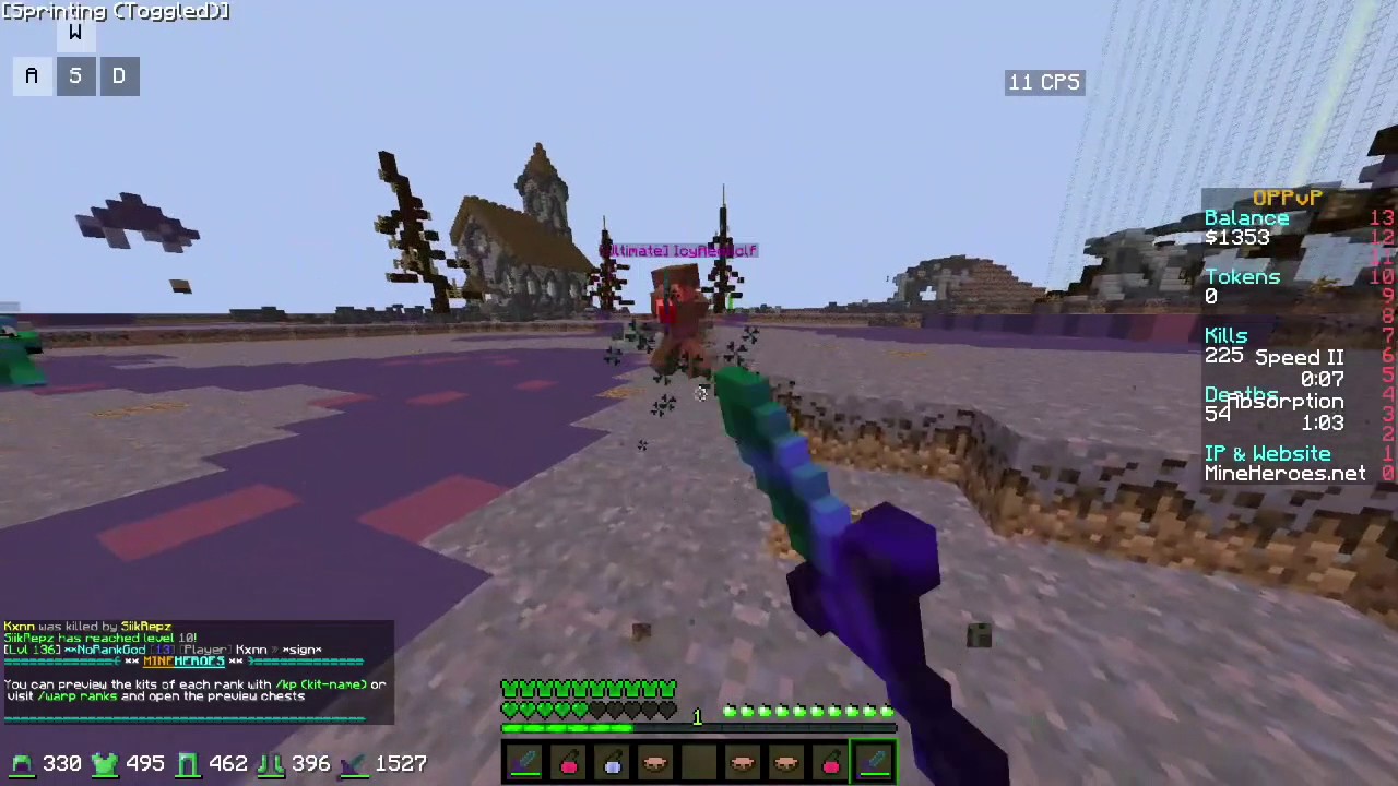 Particles while pvp without the Particle mod - YouTube