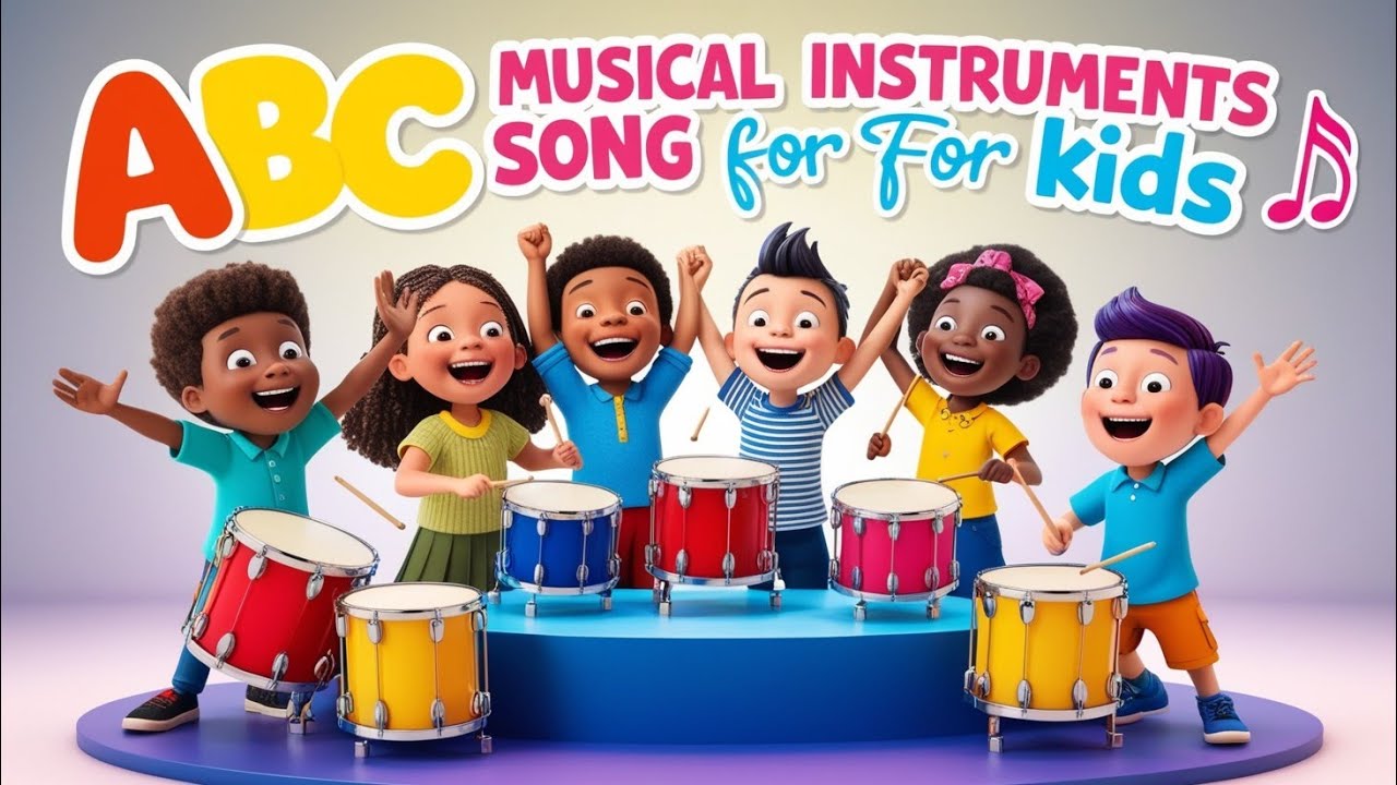A to Z Musical Instruments Names Song for Kids!ABC Music Adventure ...