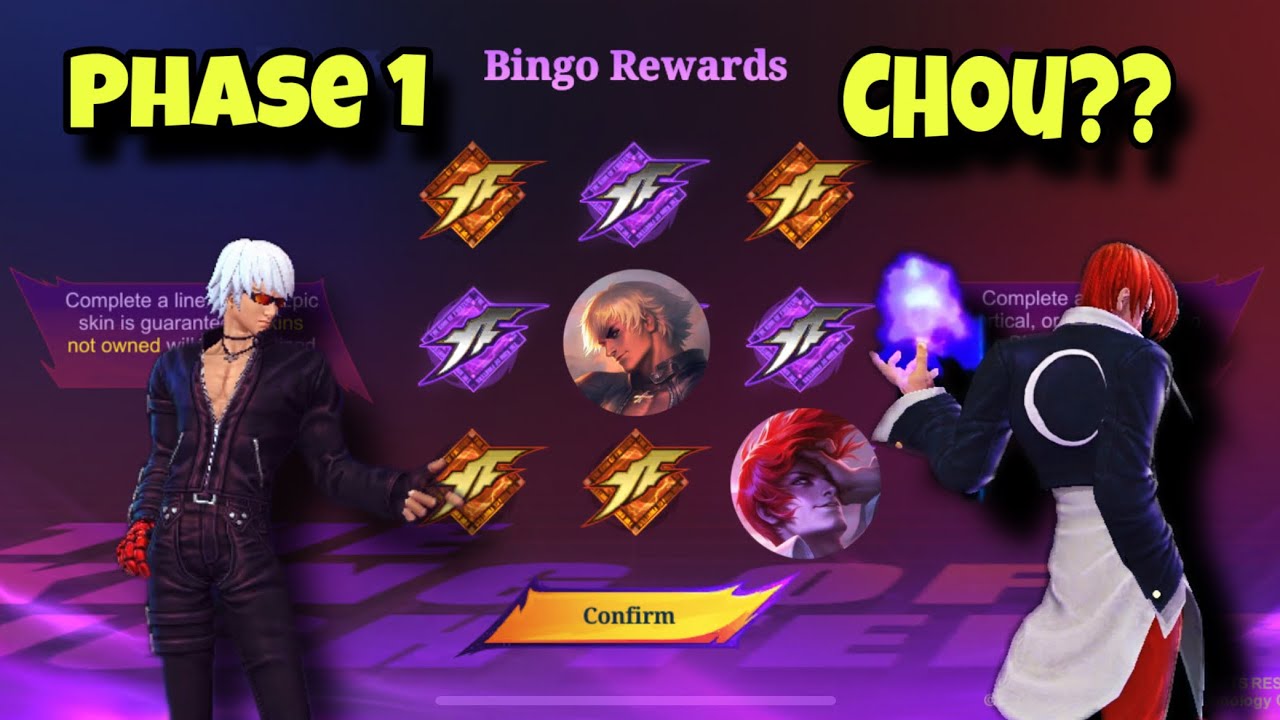 KOF PHASE 1 BINGO PATTERN || GUSION KOF PATTERN !!🔥 - YouTube