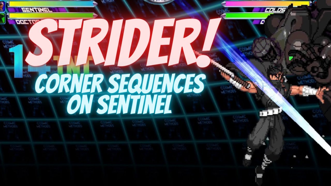 MvC2 - Strider Hiryu Corner Sequences on Sentinel - YouTube