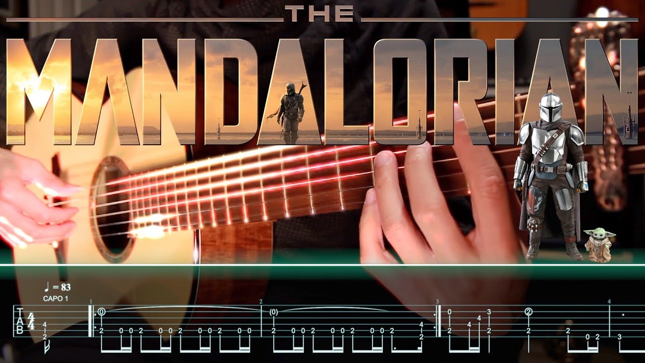 THE MANDALORIAN | Fingerstyle Guitar lesson with TAB - YouTube