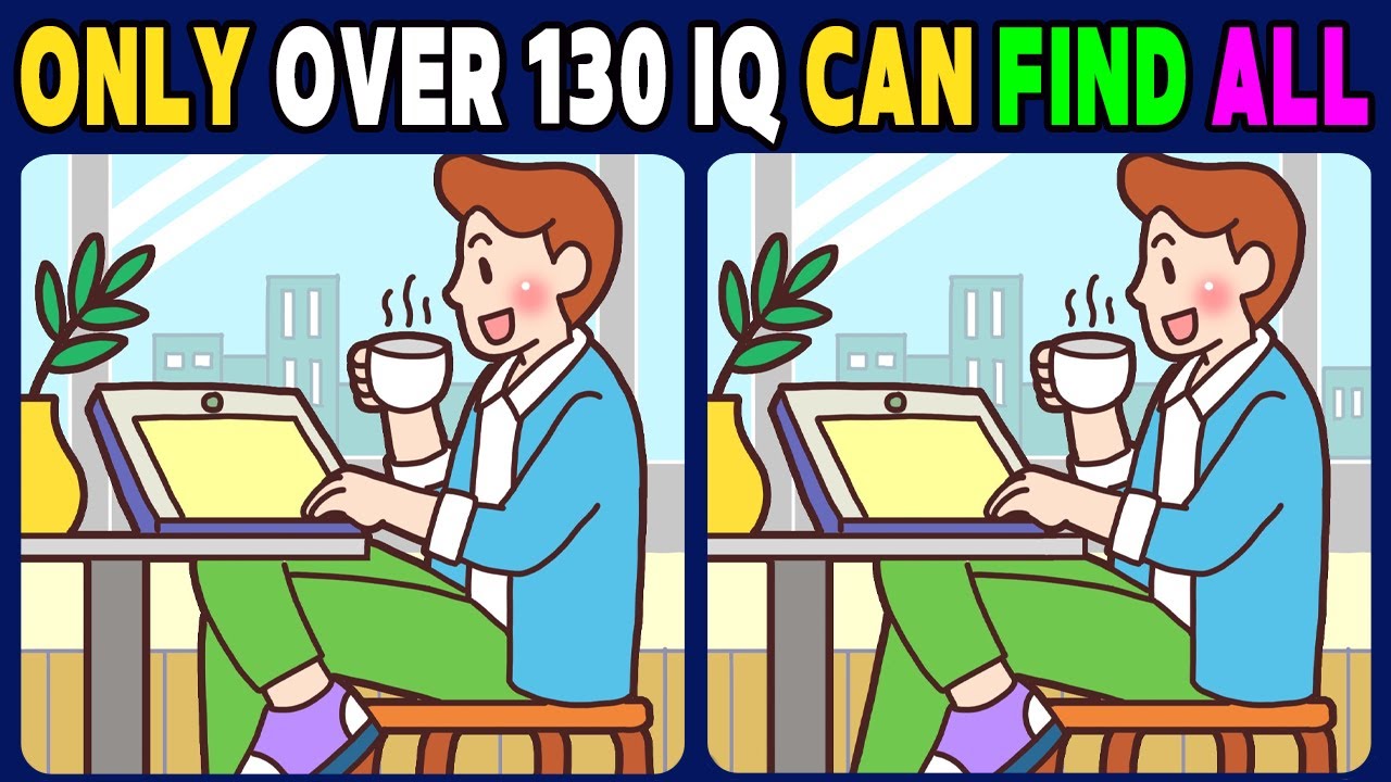 【Spot the difference】Only over 130 IQ can find all【 Find the difference ...