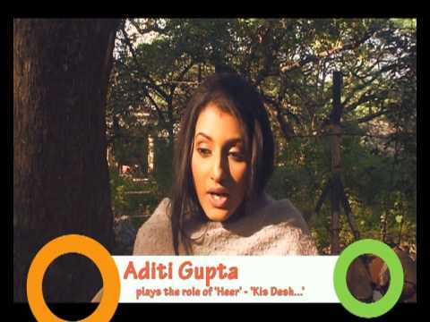 Aditi Gupta who plays the role of heer in kis desh me, star plus wishes success to Hoonur.com