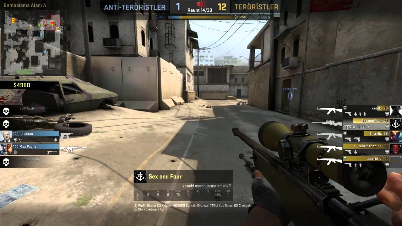 Counter Strike Global Offensive 360 Quick Scope Headshot - YouTube