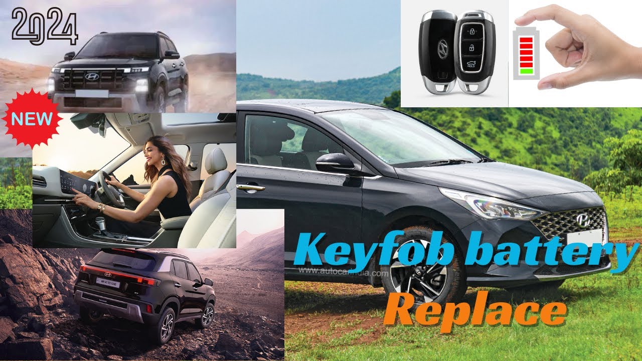 Verna keyfob battery Change | Creta 2024 New look revealed | Car Key ...