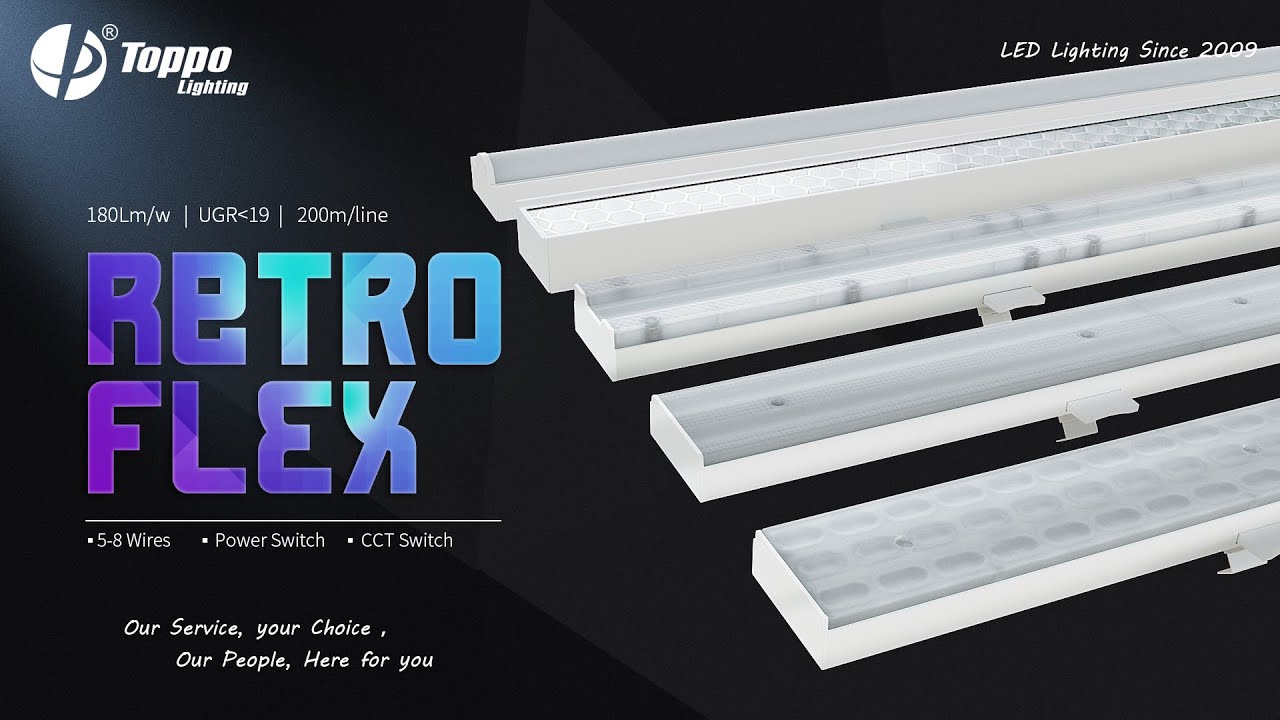 Retro Flex linear light - YouTube