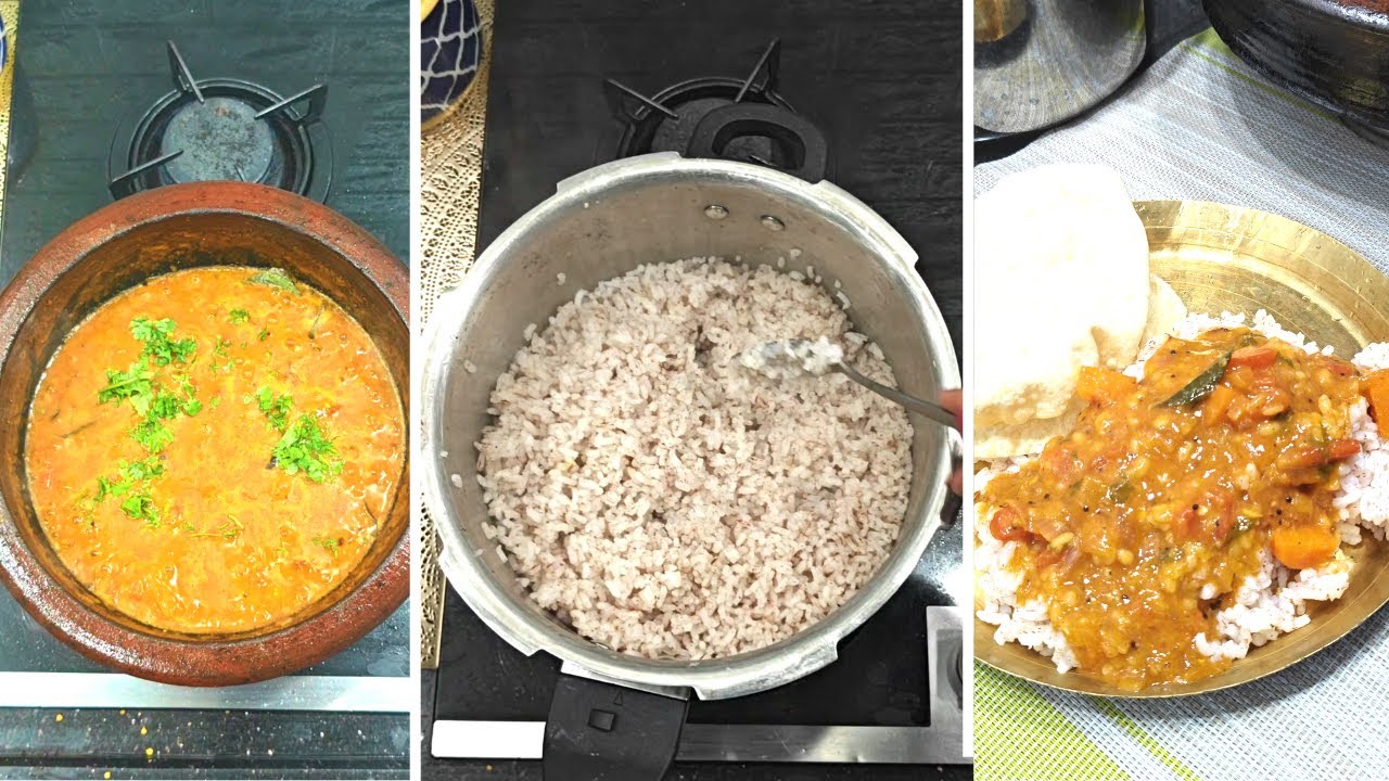 Best food simple it. Sambar And Village rice. my son favourite. sambar ...