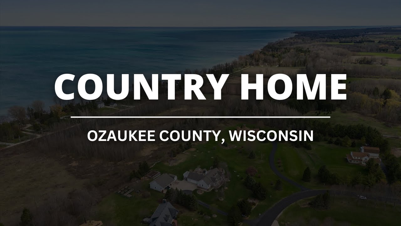 Expansive Wisconsin Country Home With 12.25 Acres By Lake Michigan ...