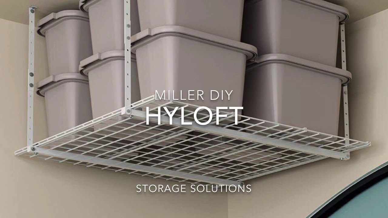 Hyloft Ceiling Storage Rack | Shelly Lighting