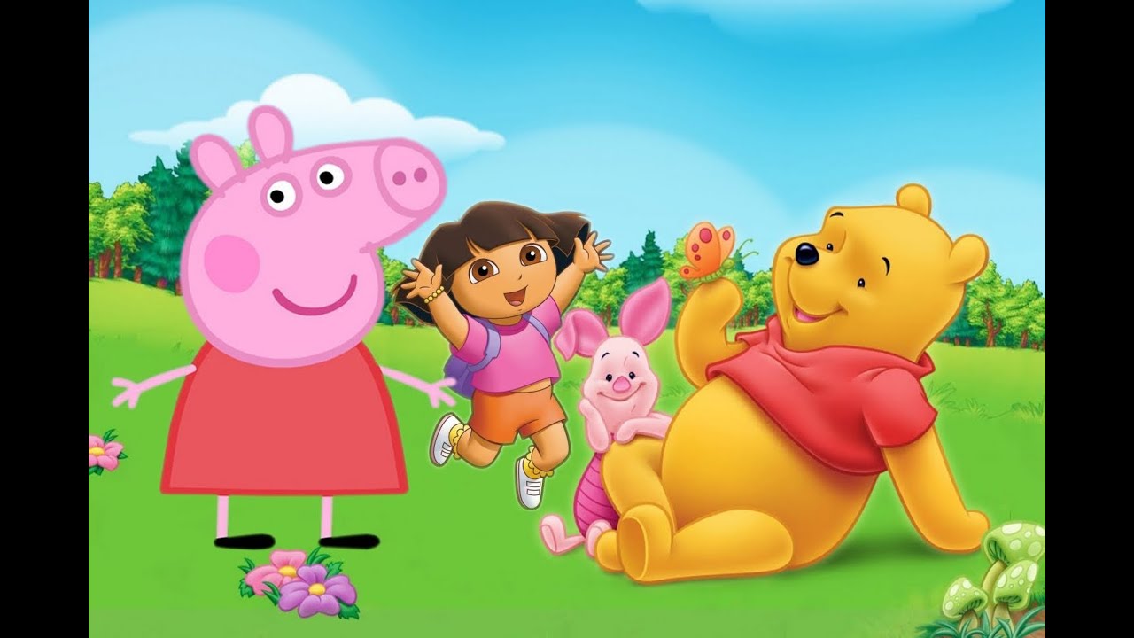 Winnie The Pooh, Peppa Pig, Frozen, Dora, Toy Story, Mickey Mouse ...