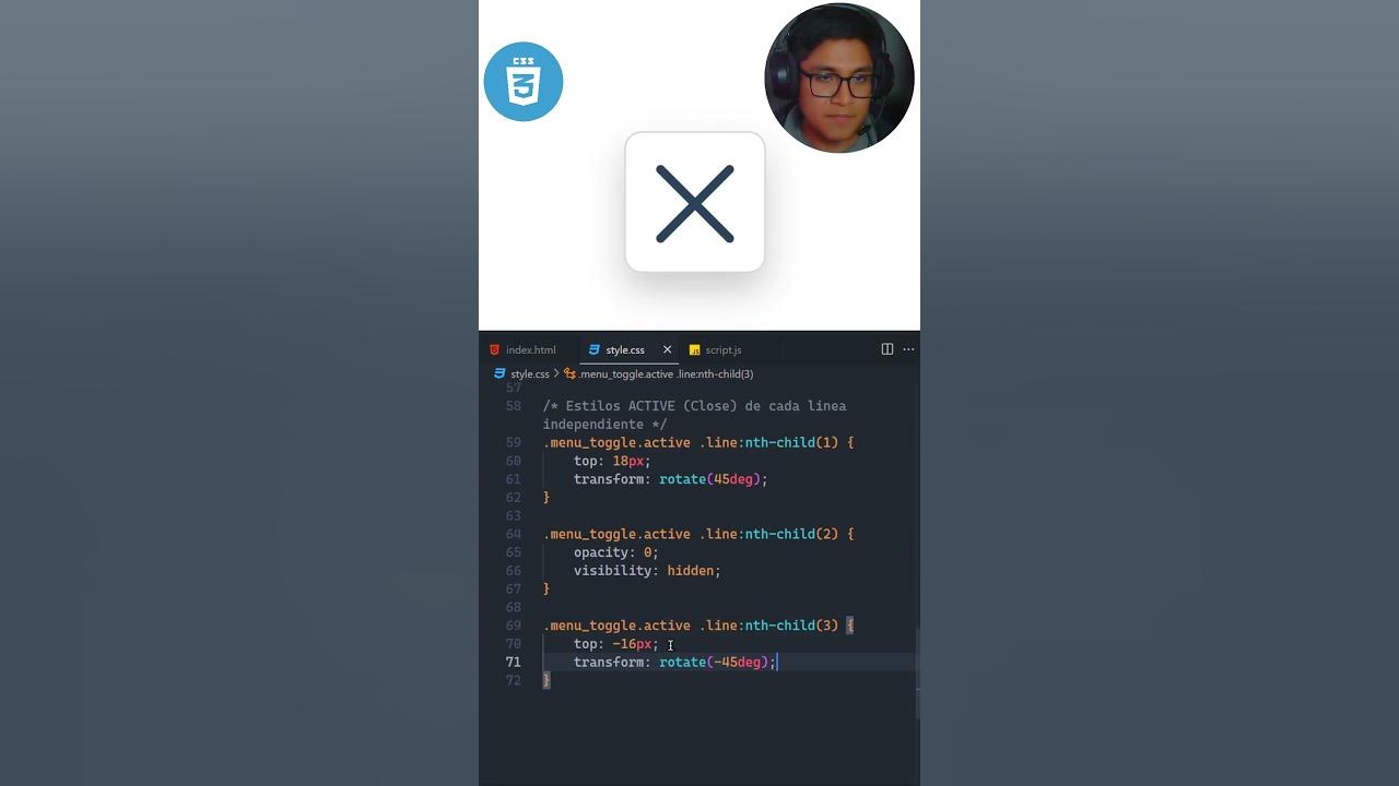 🍔 ¡Menú Hamburguesa animado con HTML, CSS y JS! en menos de 1 minuto #programacionweb - YouTube