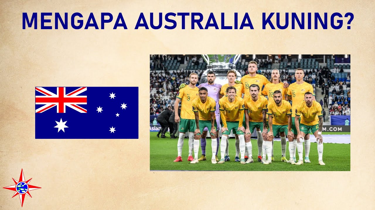 Dari Mana Warna Kuning pada Jersey Timnas Australia? - YouTube