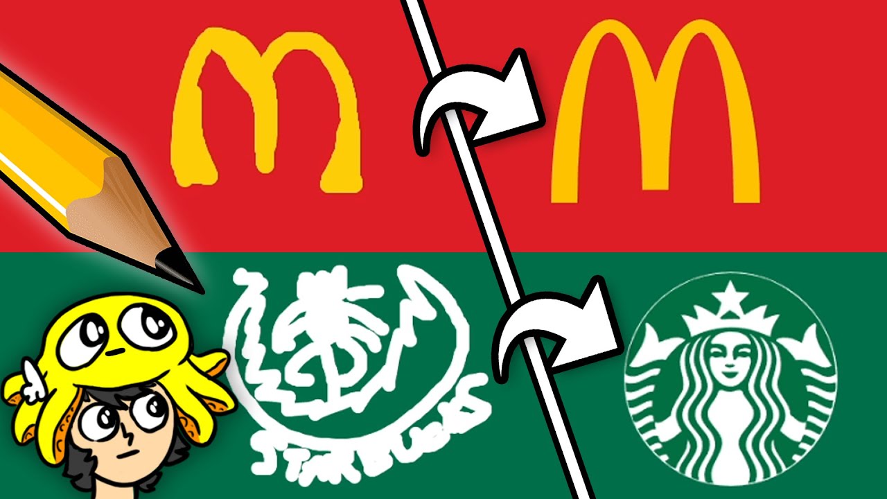 desenhando logos famosas de memória - YouTube