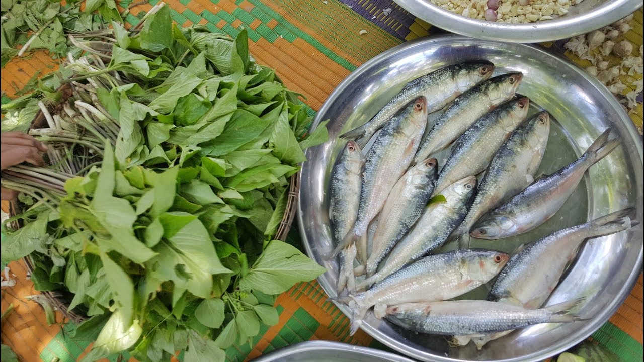 The Wild Arum & Hilsa/Elish Fish Mashed Cooking - A Tribal Recipe ...