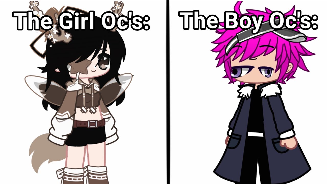 When I try to make "Male" Oc's: - YouTube