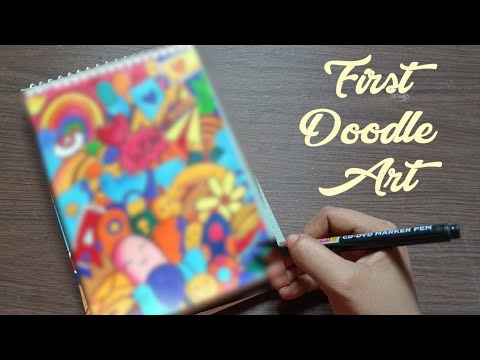 My First Doodle Art 🎨🖌️ - YouTube