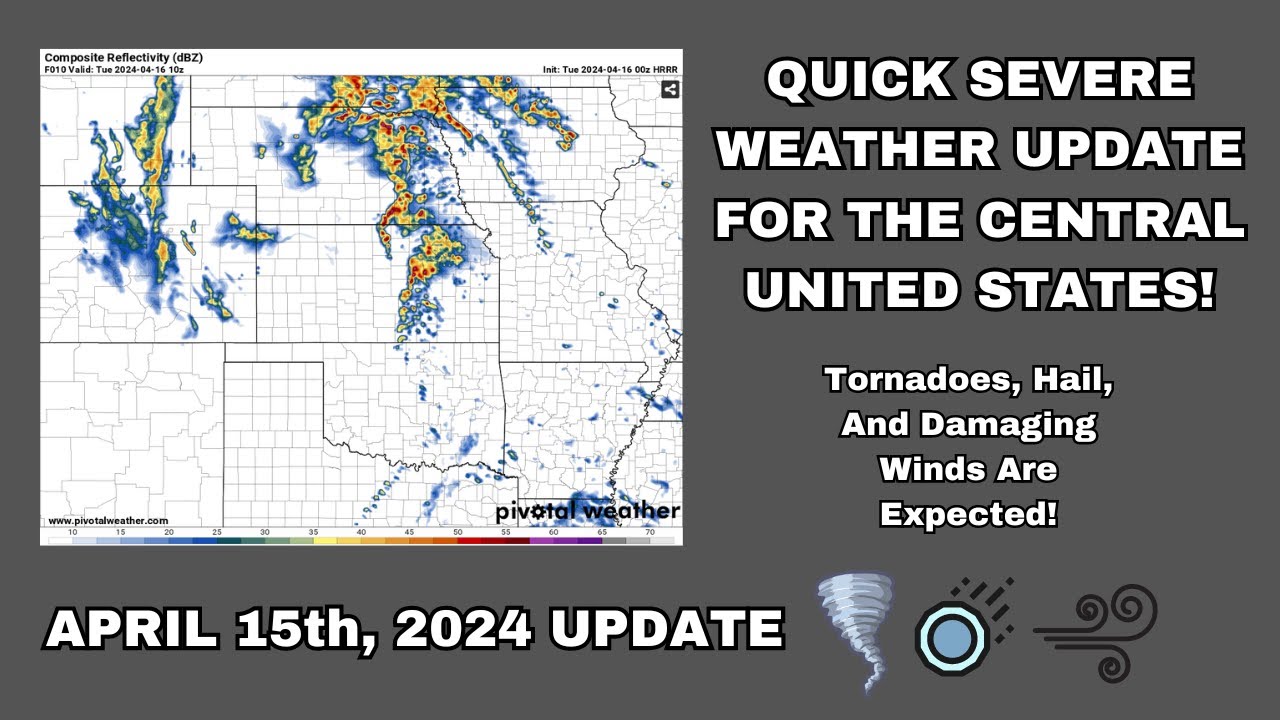 Quick Weather Update Tonight For The Central United States! - YouTube