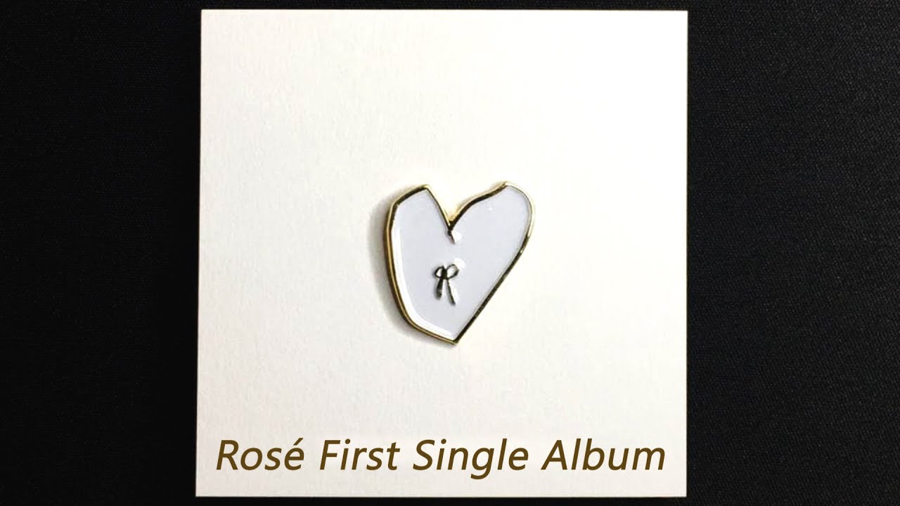 Rosé First Single Album -R- Kit Album | Unboxing - YouTube