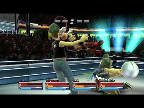 Fire Pro Wrestling Xbox 360 Jared Panther Gaming Vs JetPegasus - YouTube