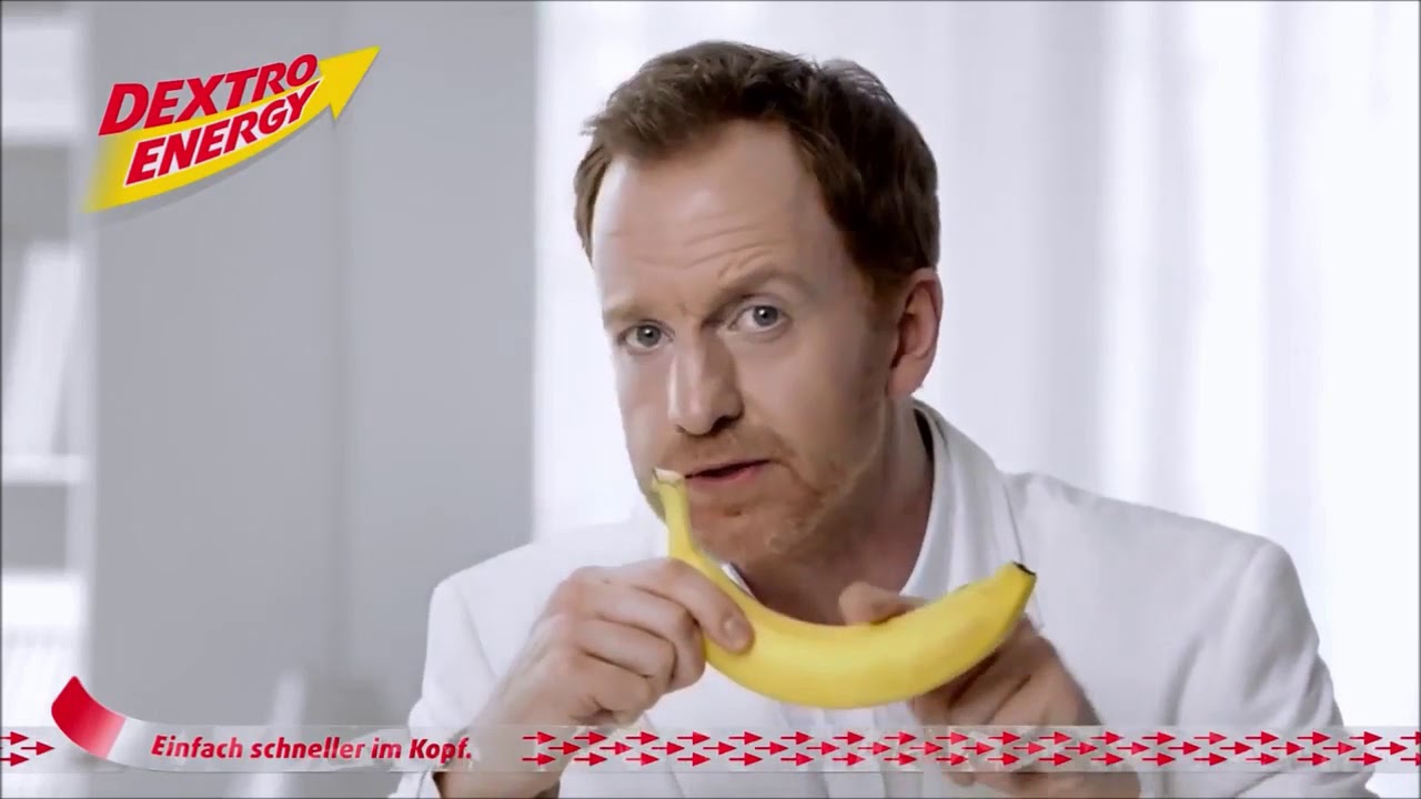 Dextro Energy Werbung Banane - YouTube