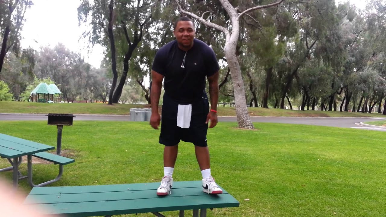 257 lbs doing a back flip ... - YouTube